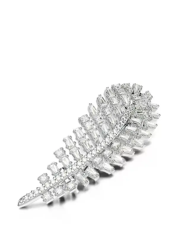 SWAROVSKI Vienna Crystal-embellished Brooch - Silver