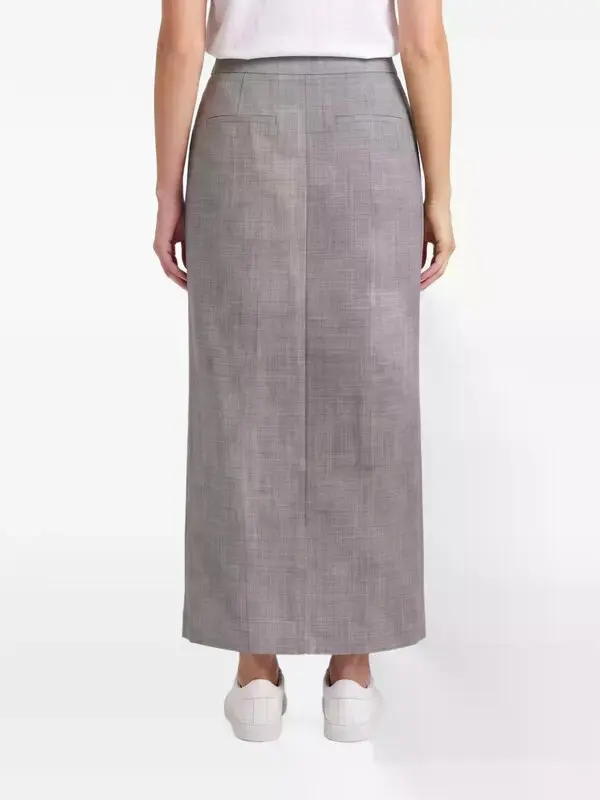 Brunello Cucinelli Light Wool Pencil Skirt