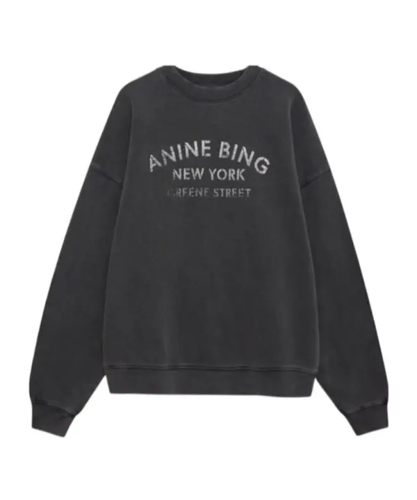 ANINE BING Logo-print Sweatshirt