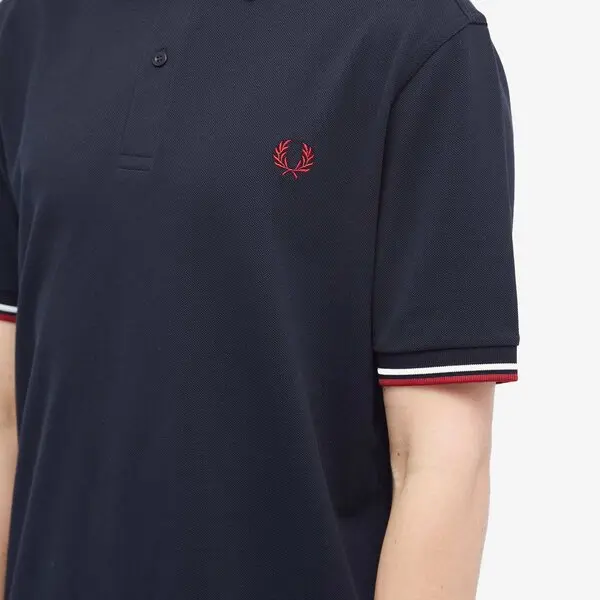 Fred Perry Twin Tipped Piqué Polo Shirt