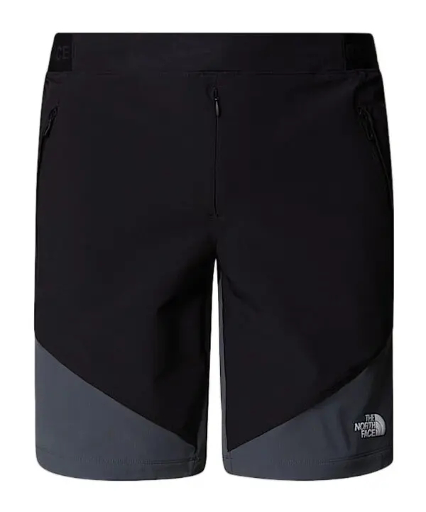 The North Face Circadian Alpine Colour-blocked Shorts - Black-bituminous Gray