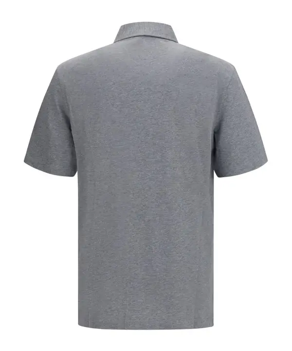 Brunello Cucinelli Cotton Jersey Polo With Shirt-style Collar