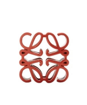 Loewe Anagram Bombé Engraved Dice - Brown