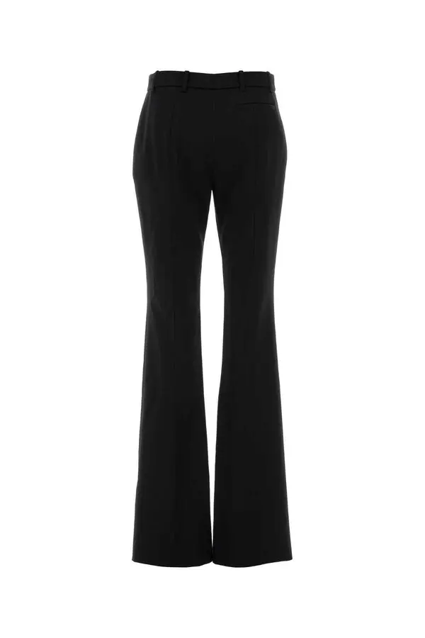 Alexander McQueen Black Wool Pant - Multicolor