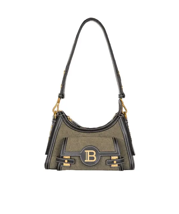 Balmain B Buzz Hobo Bag - Khaki