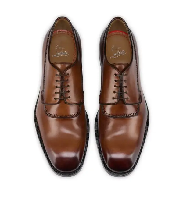 CHRISTIAN LOUBOUTIN Sartoby Brogue-detail Derby Shoes
