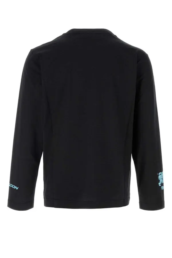 Burberry Black Cotton T-shirt