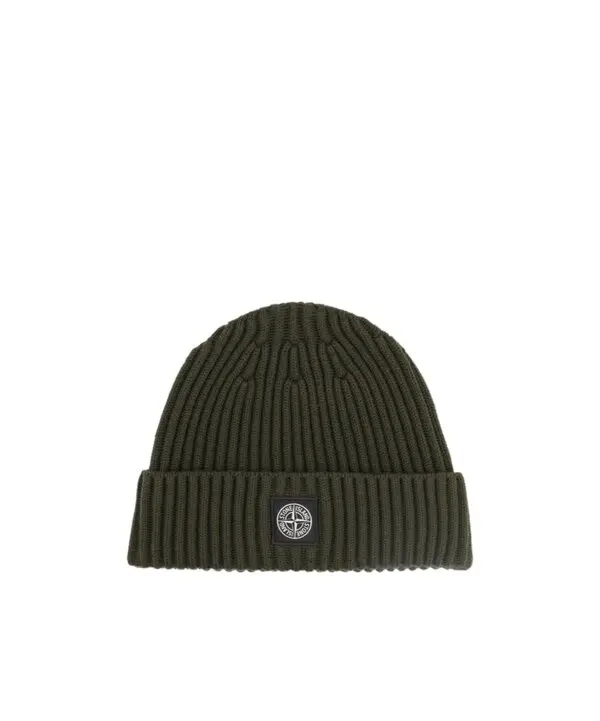 Stone Island Ribbed Knit Hat