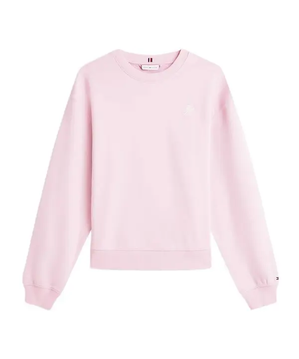 Tommy Hilfiger Logo-embroidered Sweatshirt - Pink