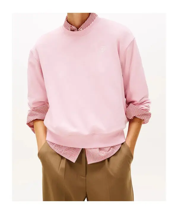 Tommy Hilfiger Logo-embroidered Sweatshirt - Pink