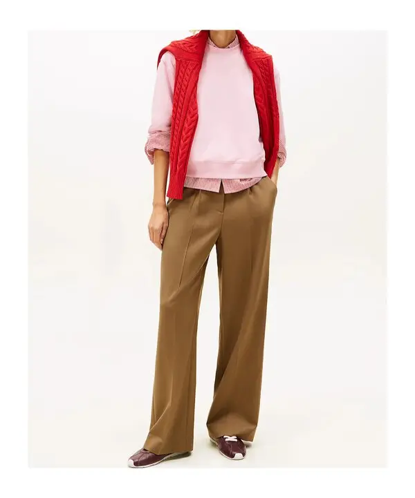 Tommy Hilfiger Logo-embroidered Sweatshirt - Pink