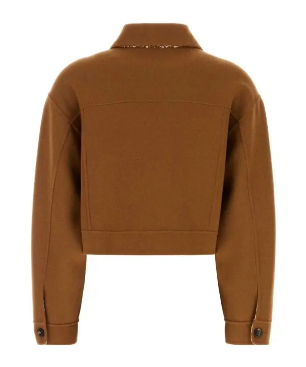 Max Mara Mxmutopia Cropped Wool Jacket