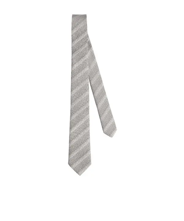 Dior Oblique Trio Tie - Gray