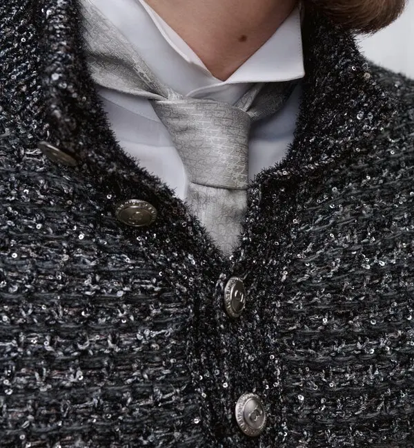 Dior Oblique Trio Tie - Gray
