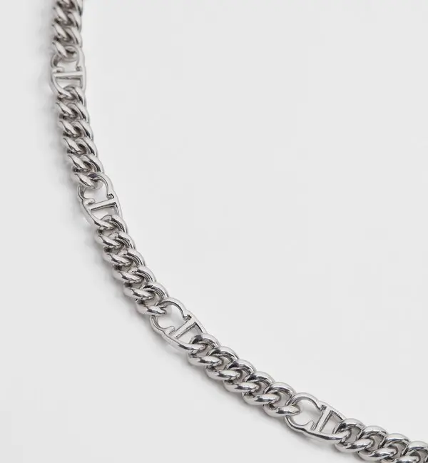 Dior Cd Icon Thin Chain Link Necklace