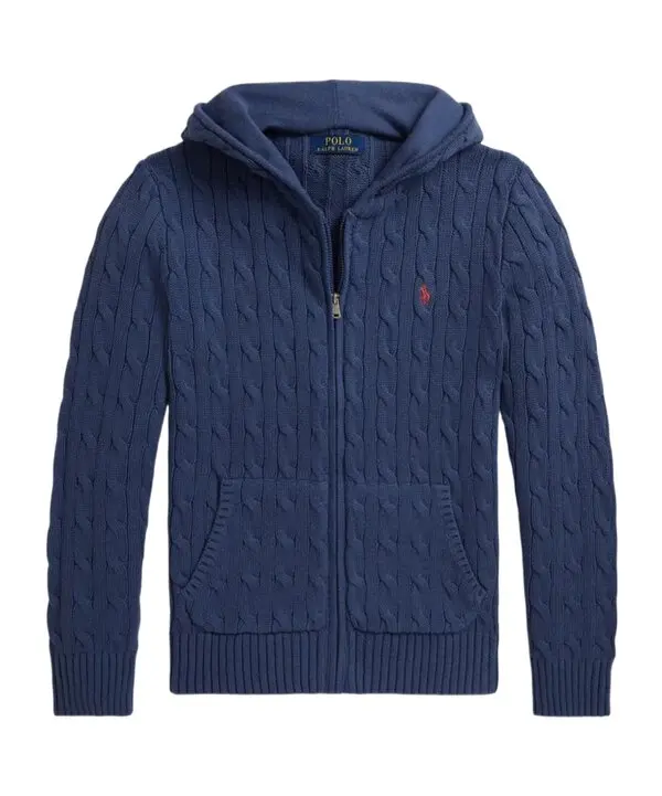 Ralph Lauren Cable-knit Zip-up Hoodie