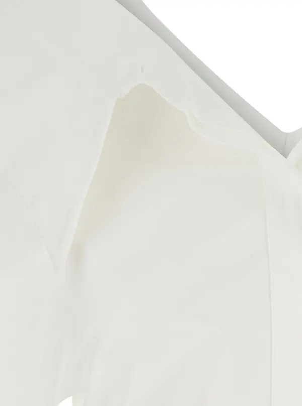Givenchy Fitted Shirt With Cut-out Design On Front And Back In Cotton For