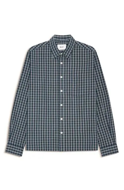 Nn07 Deon Checked Organic Cotton Shirt
