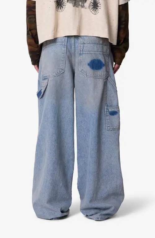 Mnml Patch Mark Rave Baggy Jeans