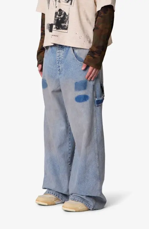 Mnml Patch Mark Rave Baggy Jeans