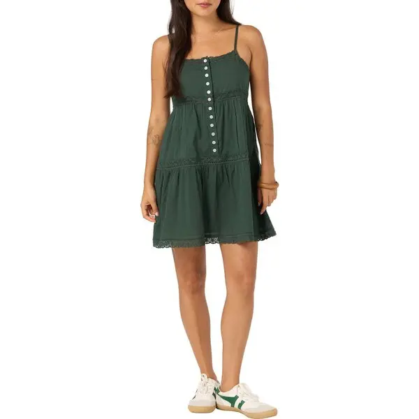 O'Neill Allister Lace Trim Minidress