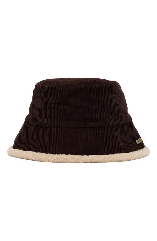 Barbour Overton Reversible Bucket Hat - Brown/beige