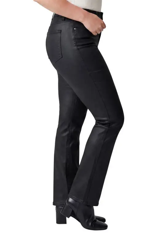 SILVER JEANS CO. Suki Coated Slim Bootcut Jeans
