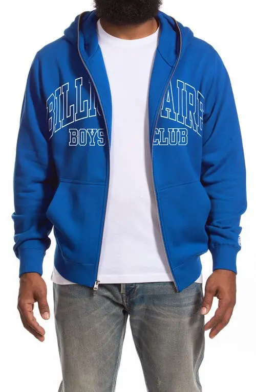 BILLIONAIRE BOYS CLUB Club Cotton Zip Hoodie - Lapis Blue