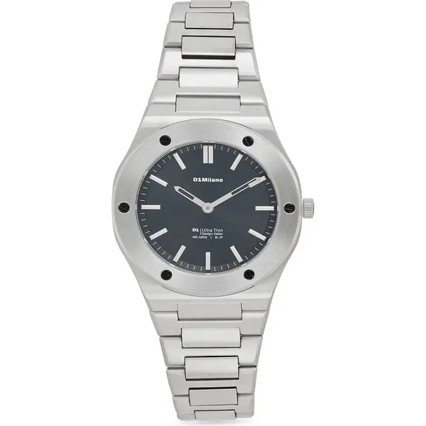 D1 MILANO Obsidian Sealed Ultra Thin Bracelet Watch