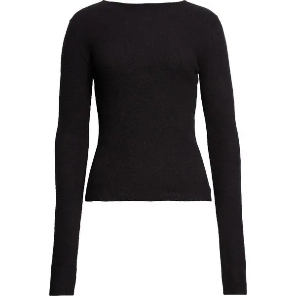 Rick Owens Cashmere Blend Boatneck Sweater