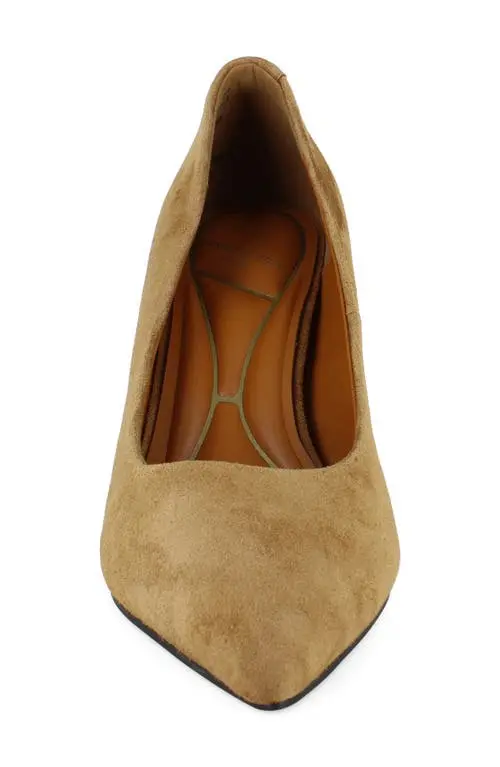 KENNETH COLE Perfect Pointed Toe Pump - Spice Suede