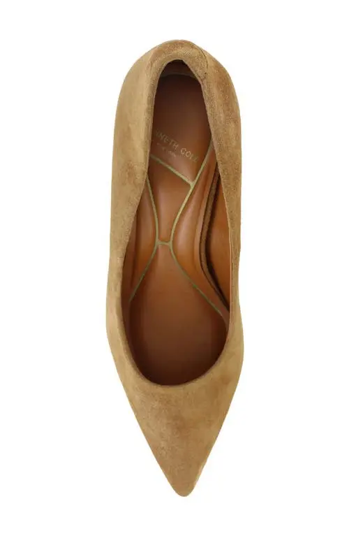 KENNETH COLE Perfect Pointed Toe Pump - Spice Suede