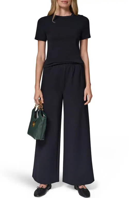 Donna Karan New York Double Knit Wide Leg Pants