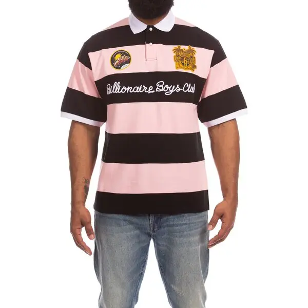 BILLIONAIRE BOYS CLUB Ryder Rugby Polo - Black