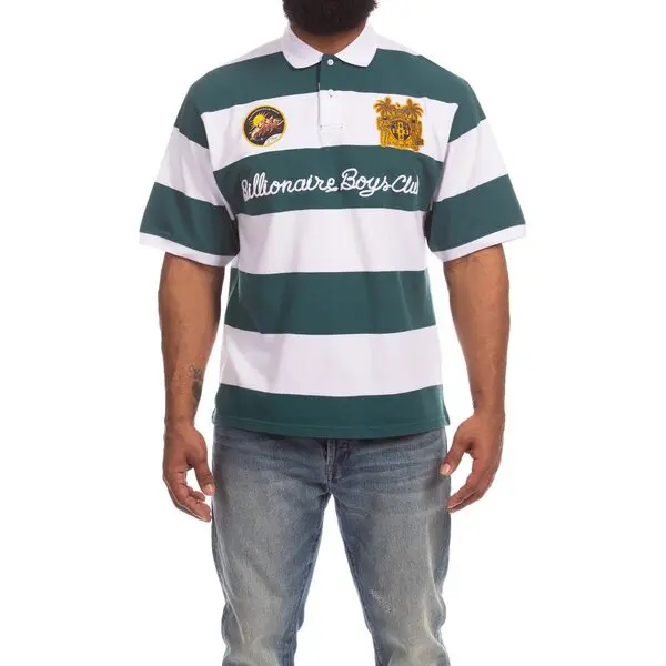 BILLIONAIRE BOYS CLUB Ryder Rugby Polo - Mediterranea