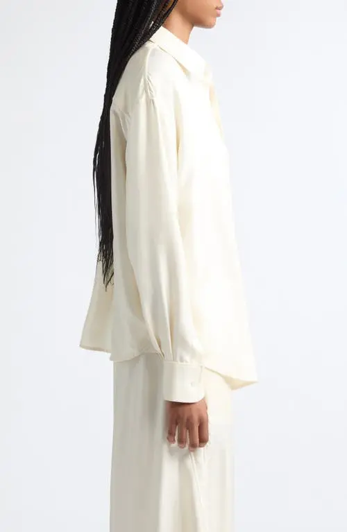 Alexander Wang Reverse Silk Button Shirt