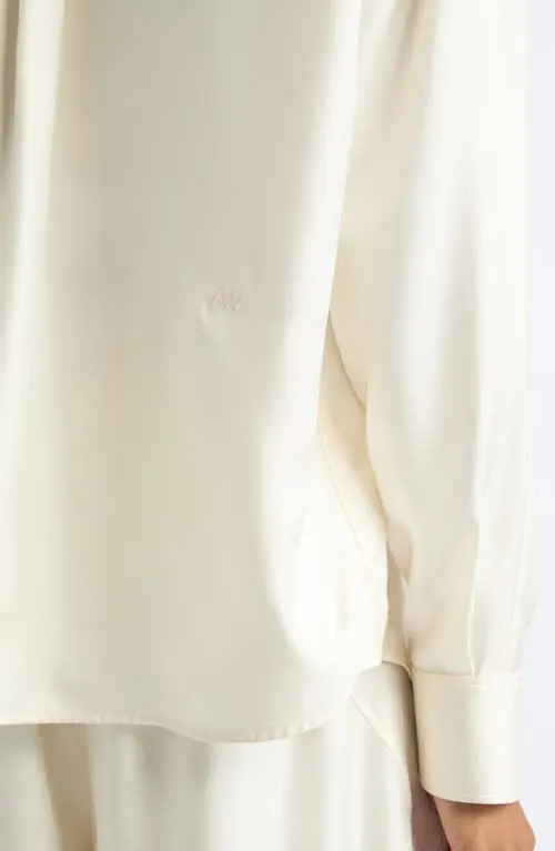 Alexander Wang Reverse Silk Button Shirt