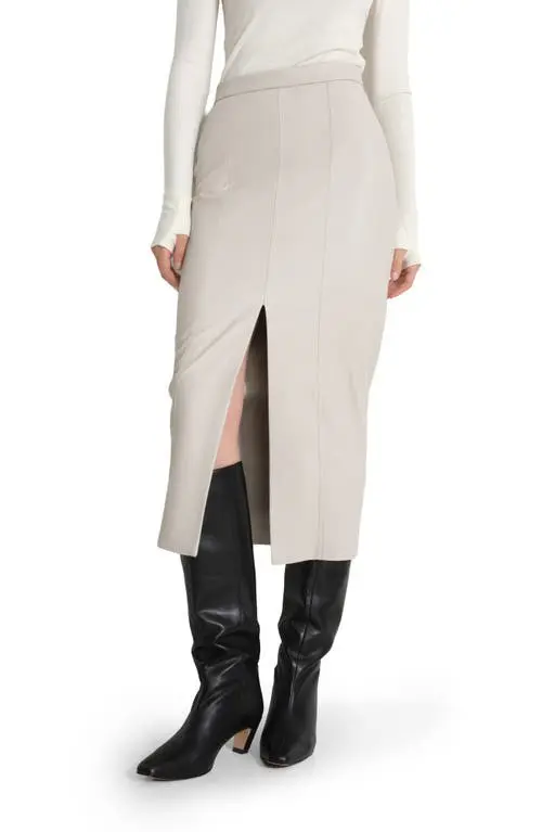 MARCELLA Nerida Faux Leather Midi Skirt