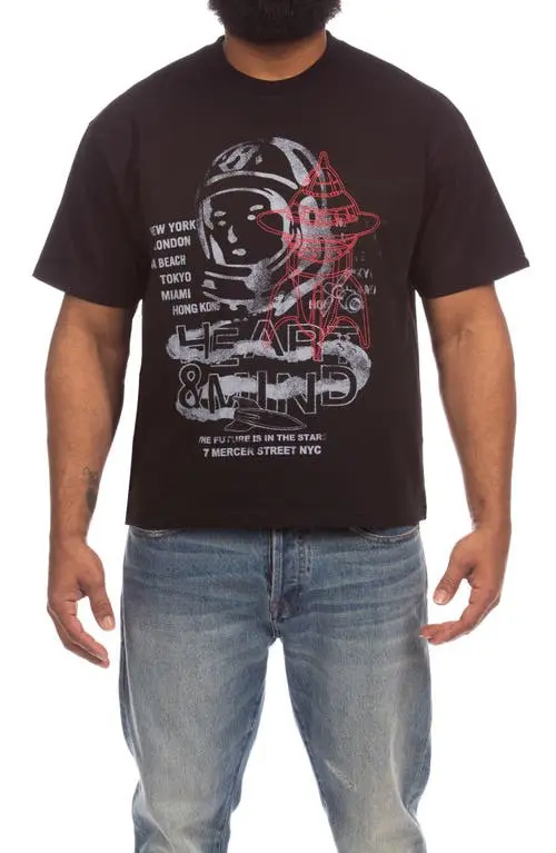 BILLIONAIRE BOYS CLUB Bb Call Now Cotton Graphic T-shirt
