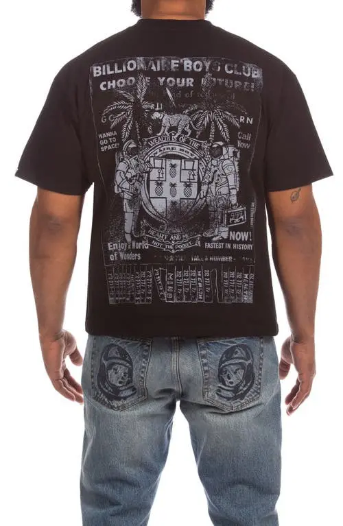 BILLIONAIRE BOYS CLUB Bb Call Now Cotton Graphic T-shirt