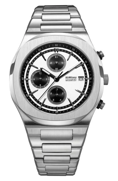 D1 MILANO Pulse Chronograph Bracelet Watch - Black