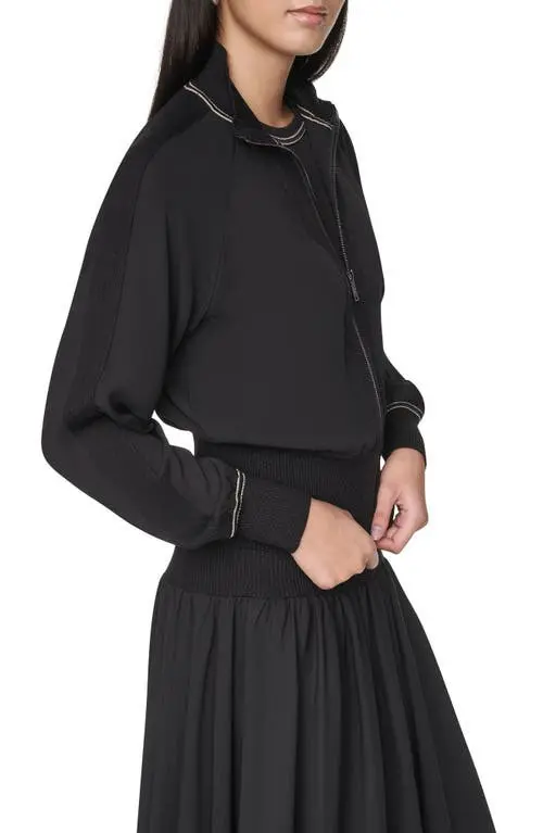 Dkny Mixed Media Sweater
