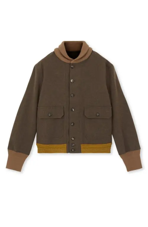 FORTELA Regan Wool Bomber Jacket