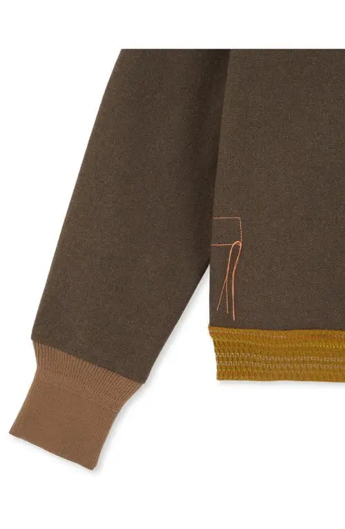FORTELA Regan Wool Bomber Jacket