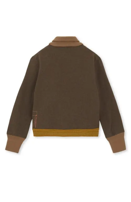 FORTELA Regan Wool Bomber Jacket