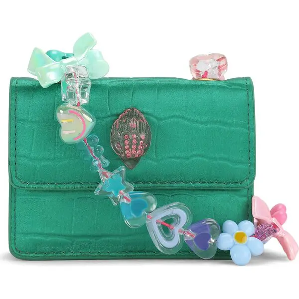 Kurt Geiger Micro Tutti Fruiti Croc Embossed Leather Crossbody Bag