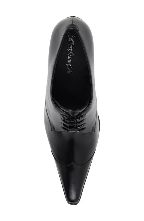 Jeffrey Campbell Snicker Lace-up Wingtip Pump
