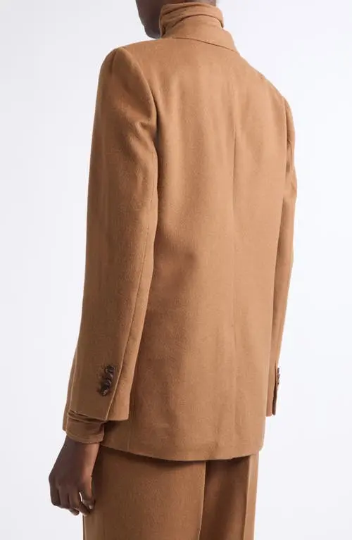 Lafayette 148 New York Camel Hair Single Button Jacket