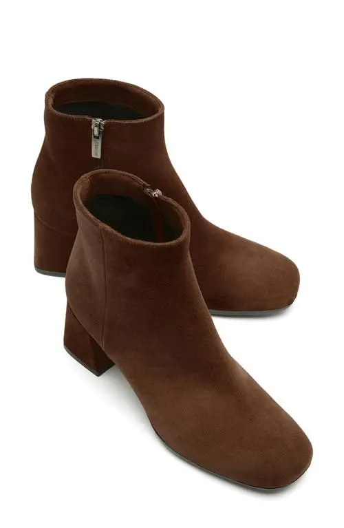 La Canadienne Jazz Waterproof Leather Bootie - Brunette Suede
