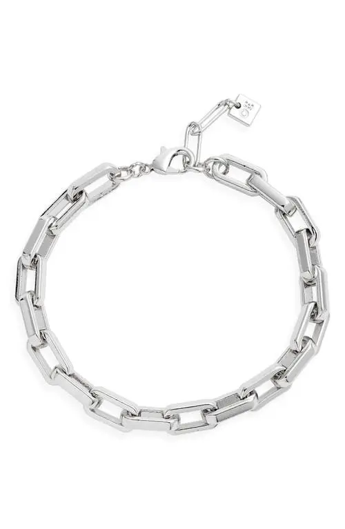 OPEN EDIT Curb Link Anklet - Silver
